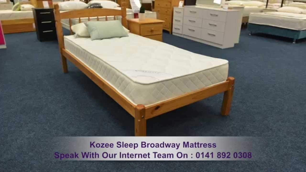 Kozee Sleep Broadway Mattress - YouTube