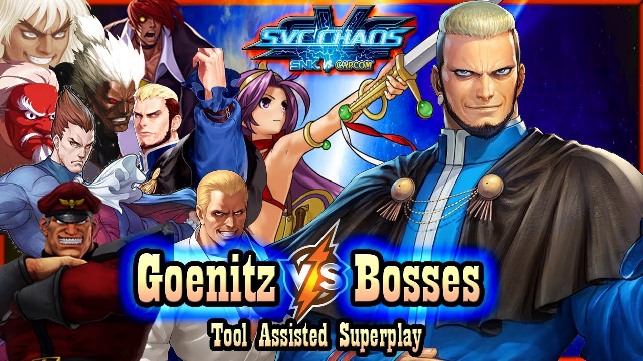 【TAS】SVC CHAOS: SNK VS CAPCOM - GOENITZ VS BOSSES - YouTube