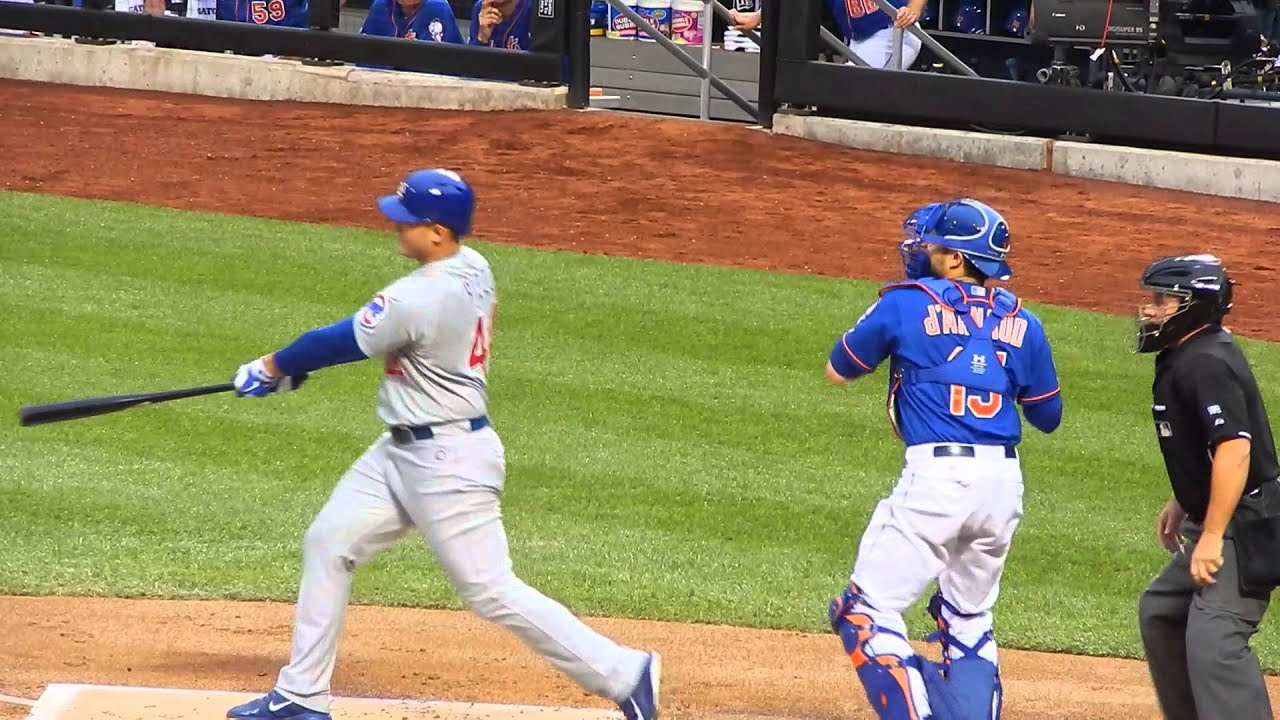 Cubs Anthony Rizzo Batting Vs Mets 8/15/14 HD - YouTube