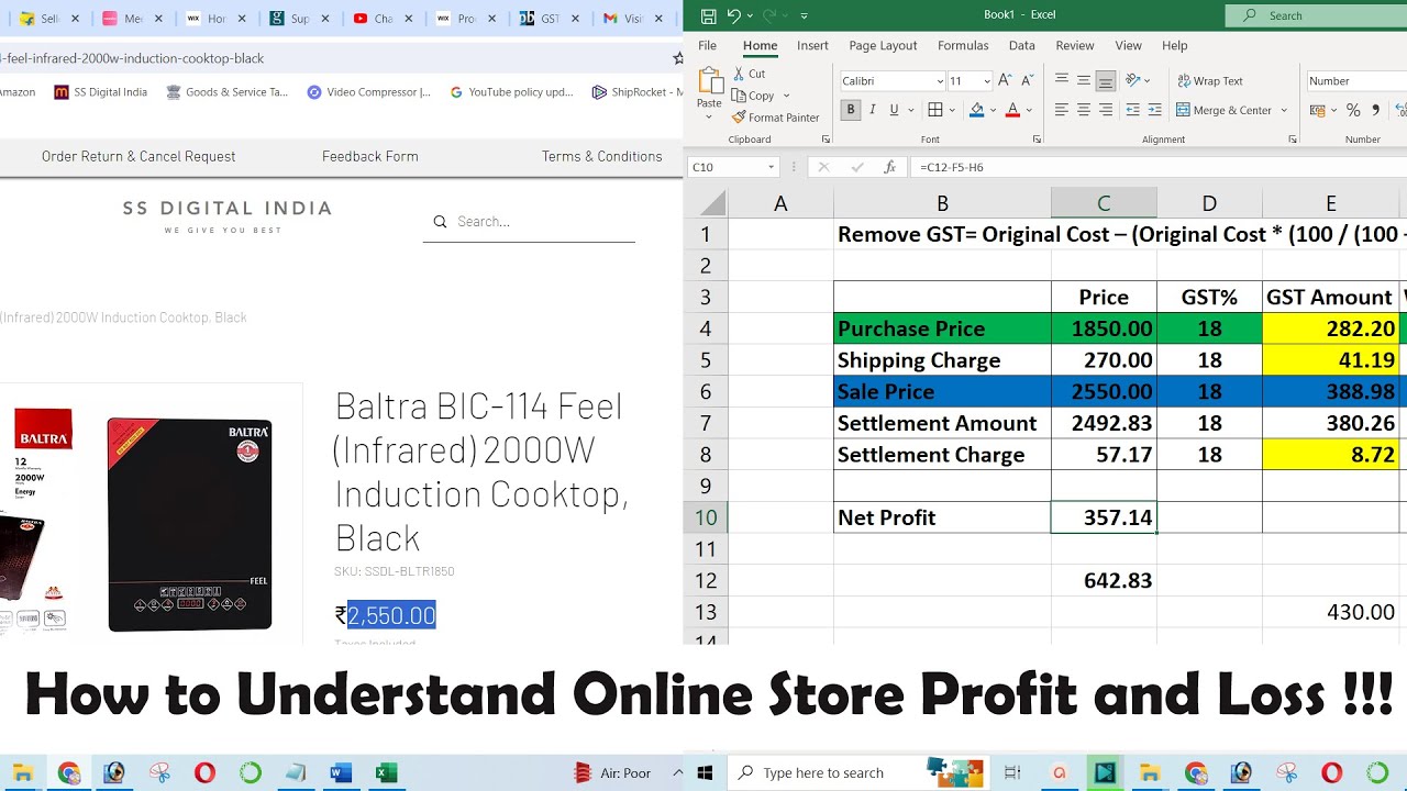 How to Understand Online Store Profit and Loss !!! - YouTube