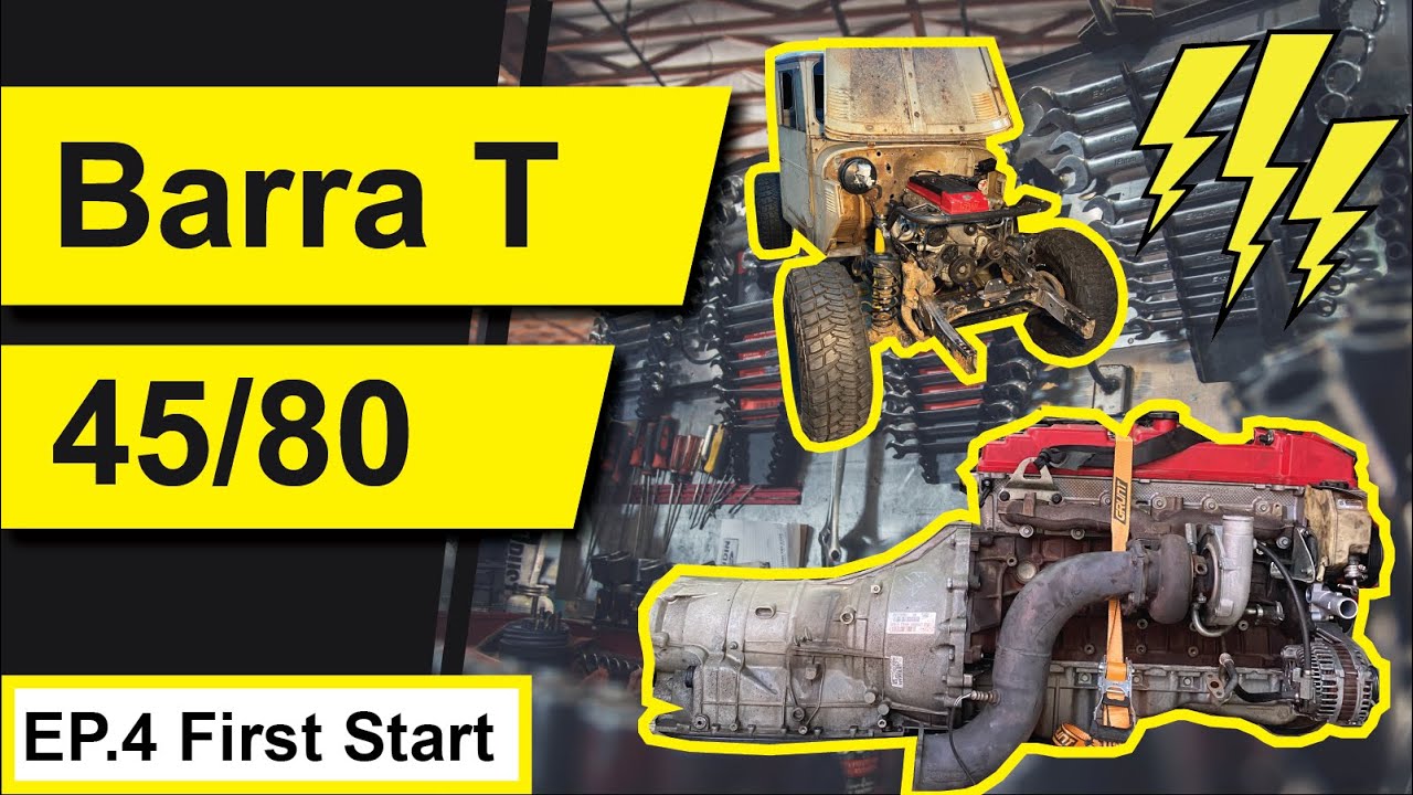 Starting my Barra bush mechanic style - Barra T 45/80 Build Video #4 ...