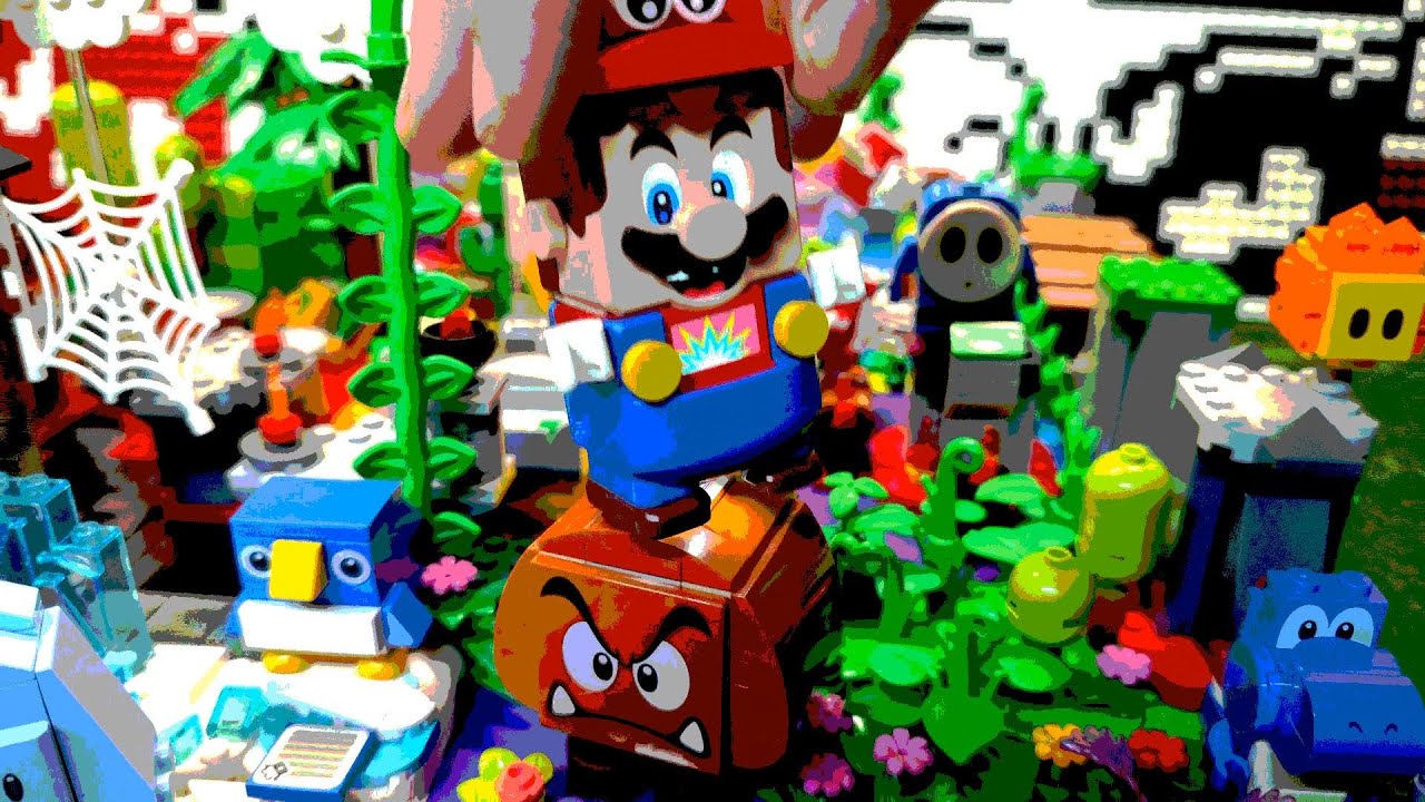 LEGO Super Mario LEGO Peach big surprise! The End is Scary - YouTube