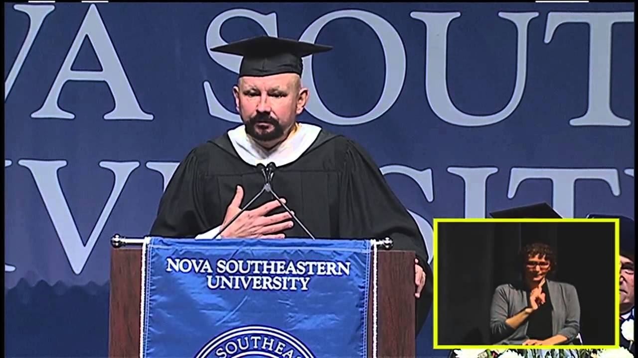 Nova University 2015 Graduation Commencement Address, Neal Asbury - YouTube