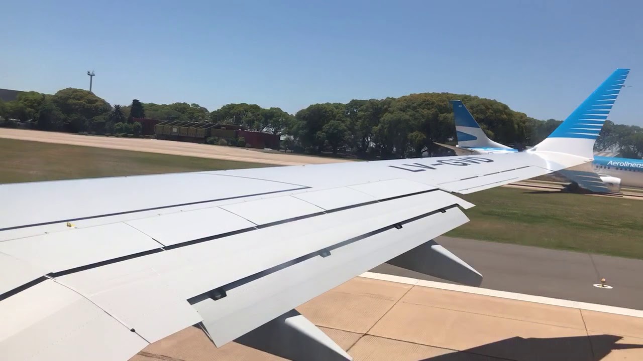 Take off Boeing 737-800 MAX (LV-GVD) HD - YouTube