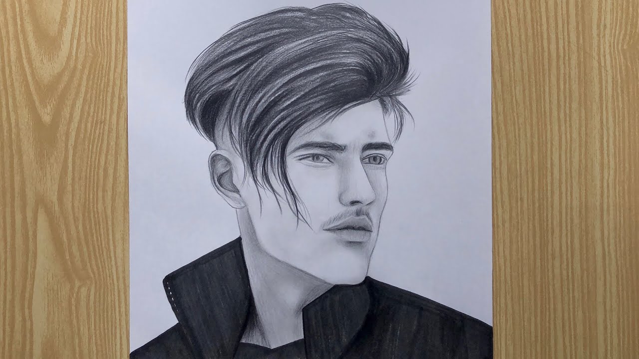 Beautiful Boy Face Drawing Easy for Beginners | How to draw | The Crazy ...