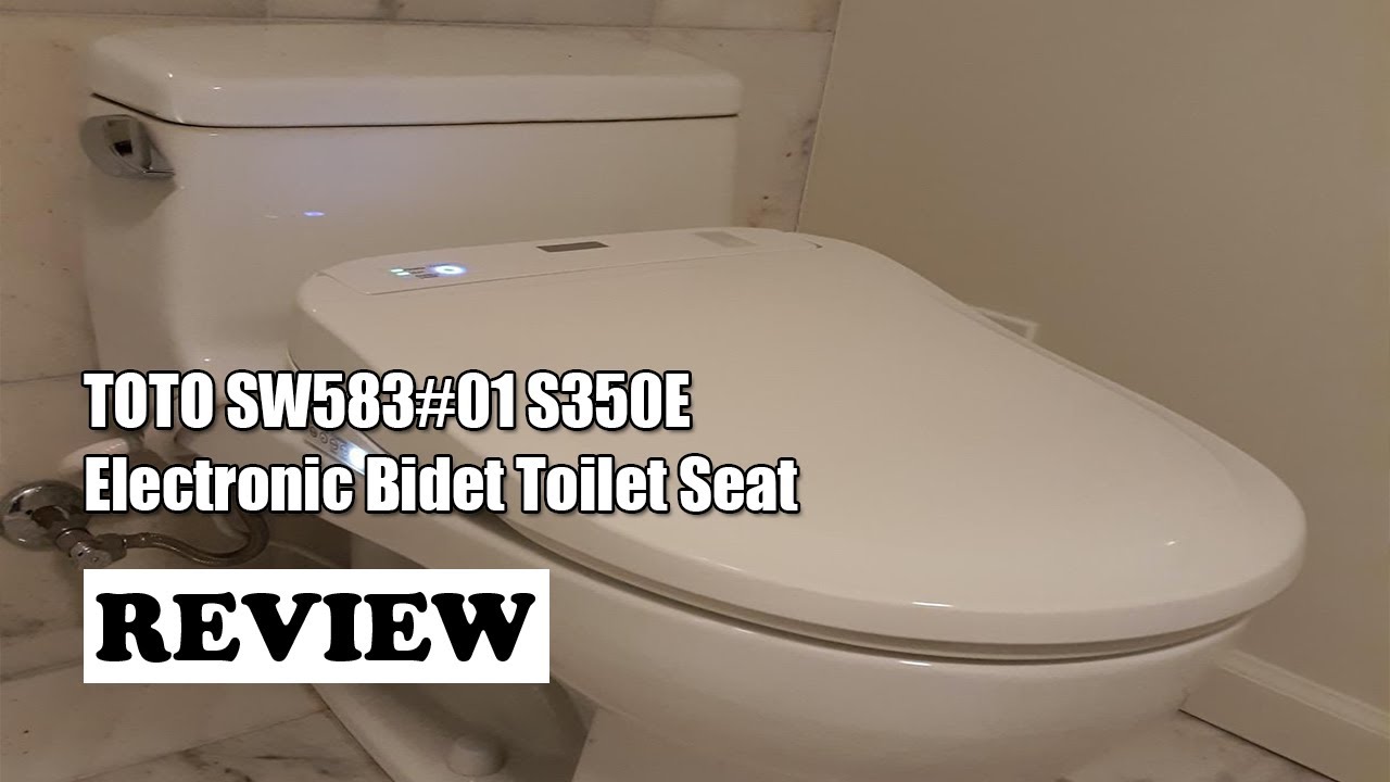 TOTO SW583#01 S350E Electronic Bidet Toilet Seat Review 2022 - YouTube