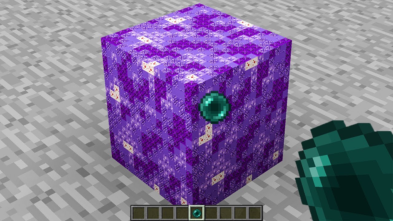 what's inside this amethyst block? - YouTube