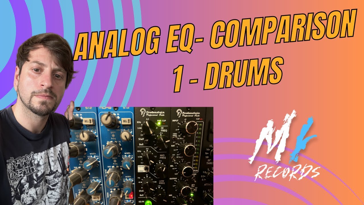 Analog EQ Comparison 1 - DRUMS - YouTube