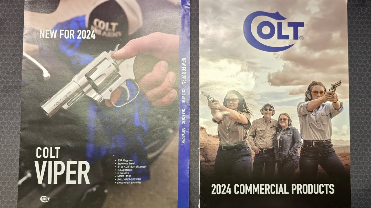 Colt 2024 Commercial Catalog & Revolver Release One-Sheet - YouTube
