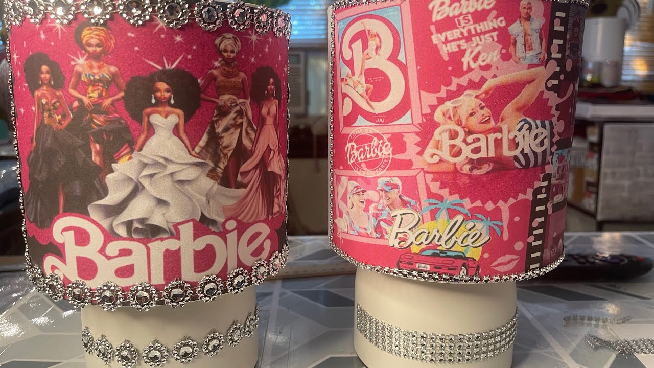 DIY Barbie lamps - YouTube