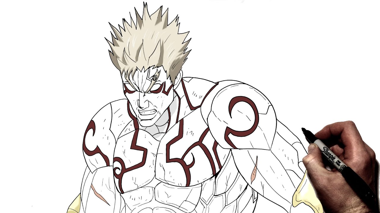 How To Draw Asura | Step By Step | Asura's Wrath - YouTube