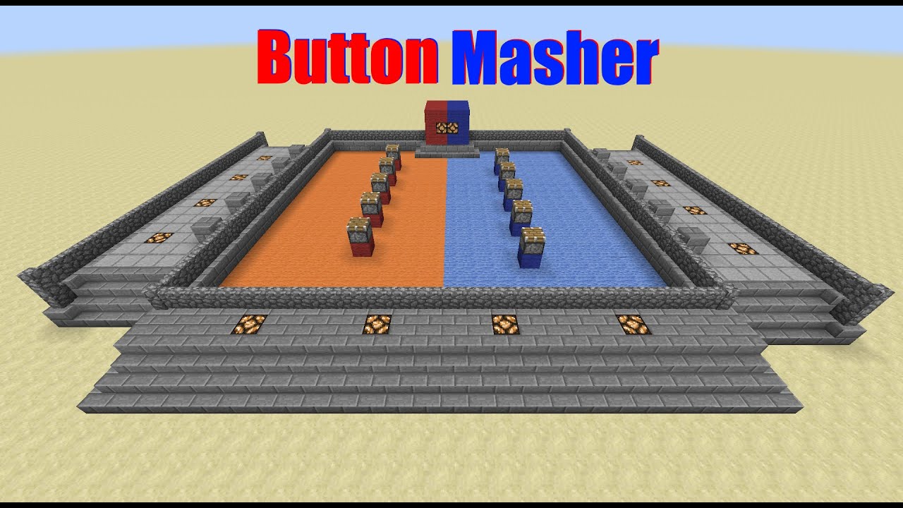 Minecraft - Redstone Minigame - Button Masher - YouTube