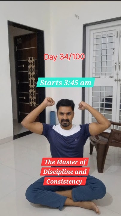 Day 34/100 days of challenge: The Master of Discipline and Consistency #100dayschallenge # ...