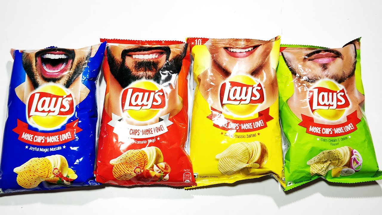 lays chips with faces - YouTube