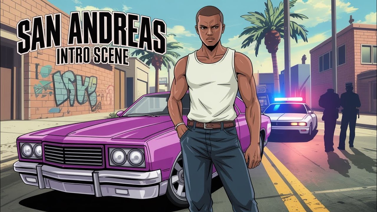 Grand Theft Auto San Andreas (Intro Scene) ☠️ - YouTube