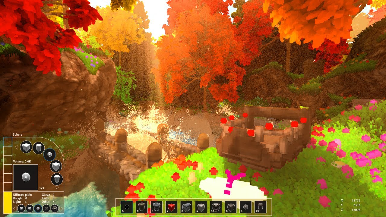 Water Physics + Custom Voxel Boats, Rigid Bodies & Destruction - YouTube