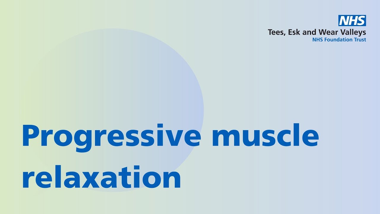 Mindful relaxation exercises: progressive muscle relaxation - YouTube