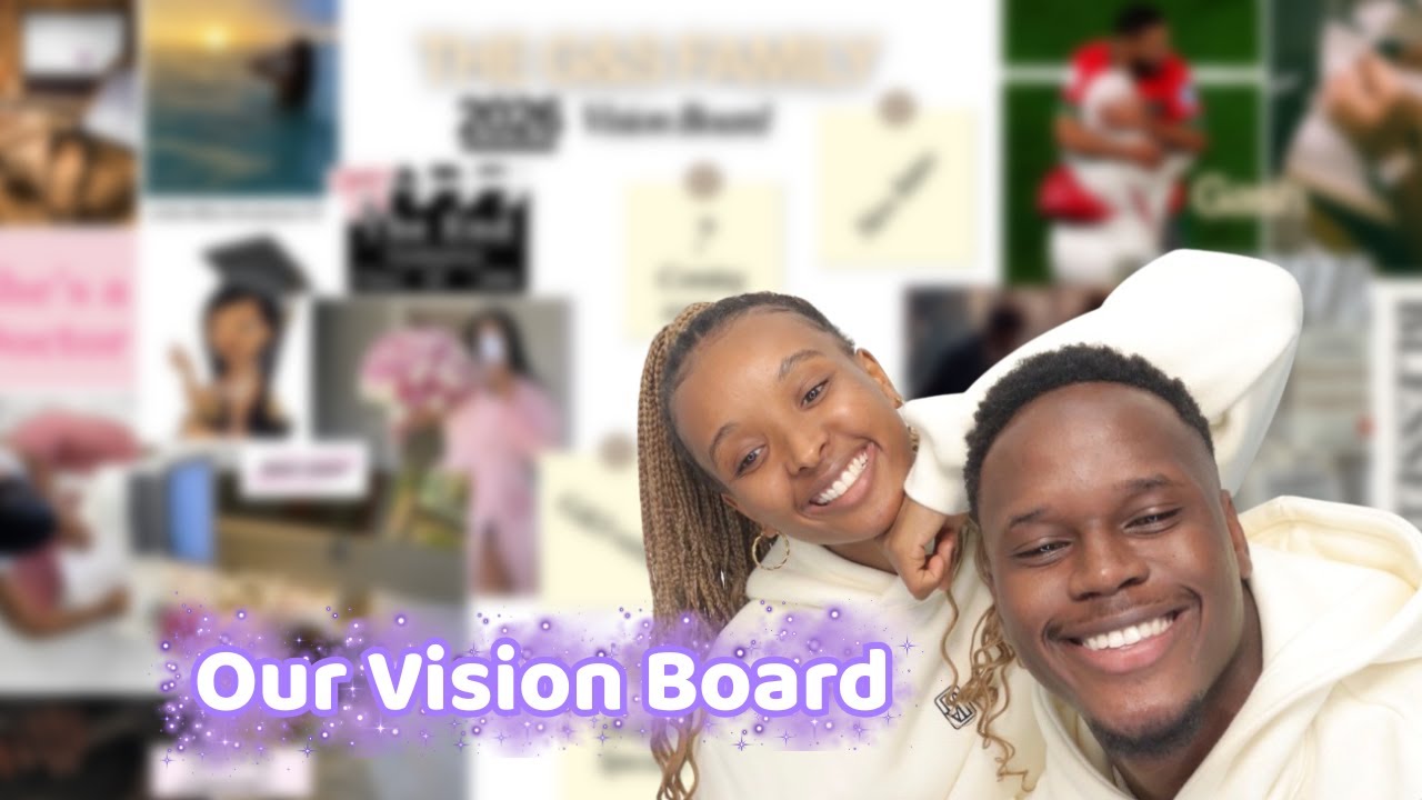 MAKING OUR 2026 VISION BOARD!! | Goals + Student life + The G&S Family ...