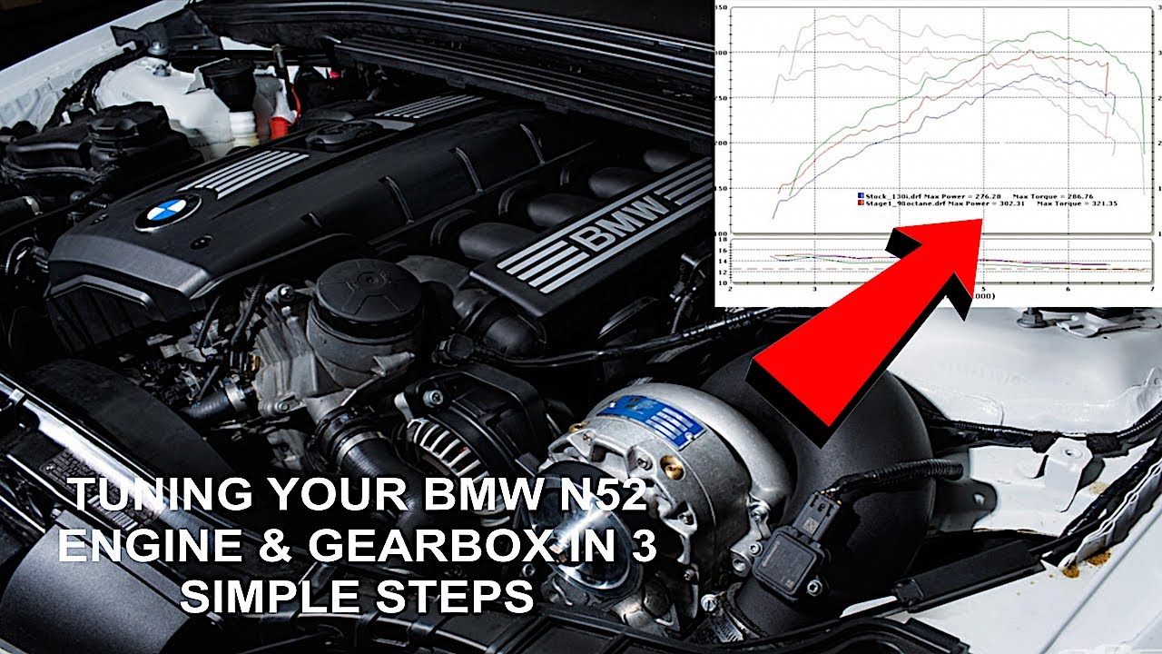 TUNING YOUR BMW N52 ENGINE & GEARBOX IN 2 EASY STEPS!! - YouTube