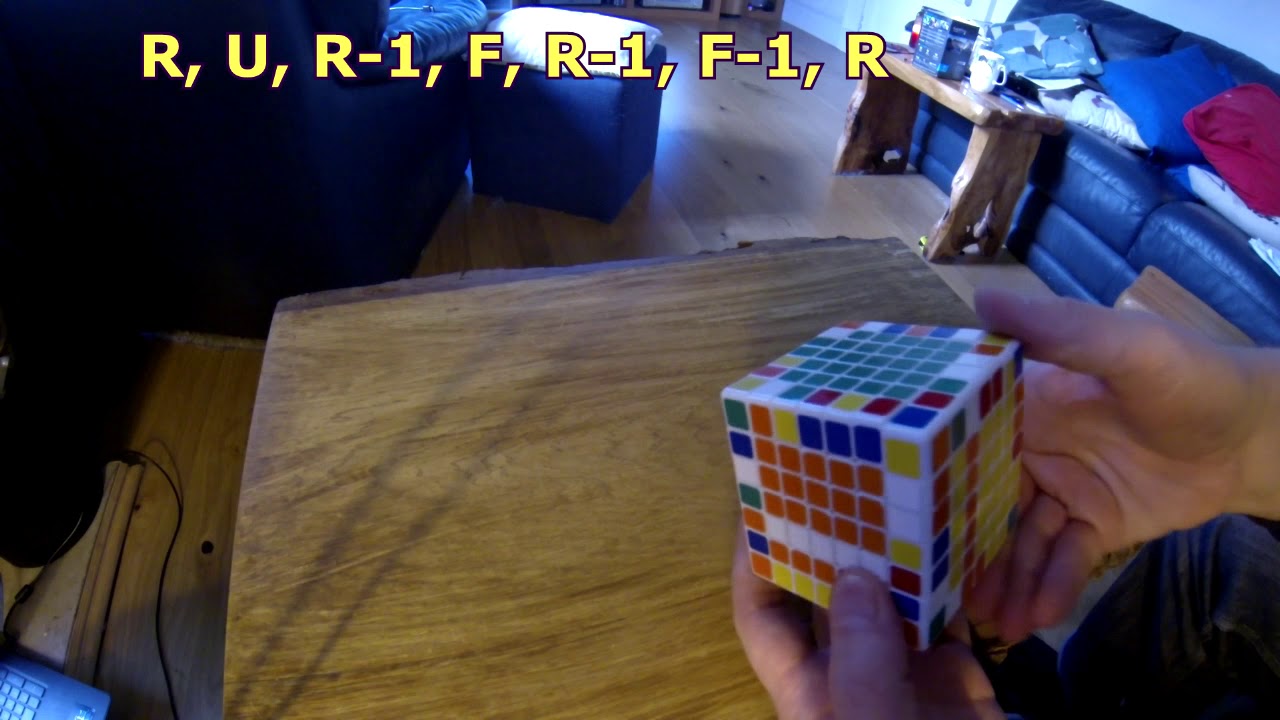 A simple and clear walkthrough showing how to solve a 7x7x7 Rubik's ...