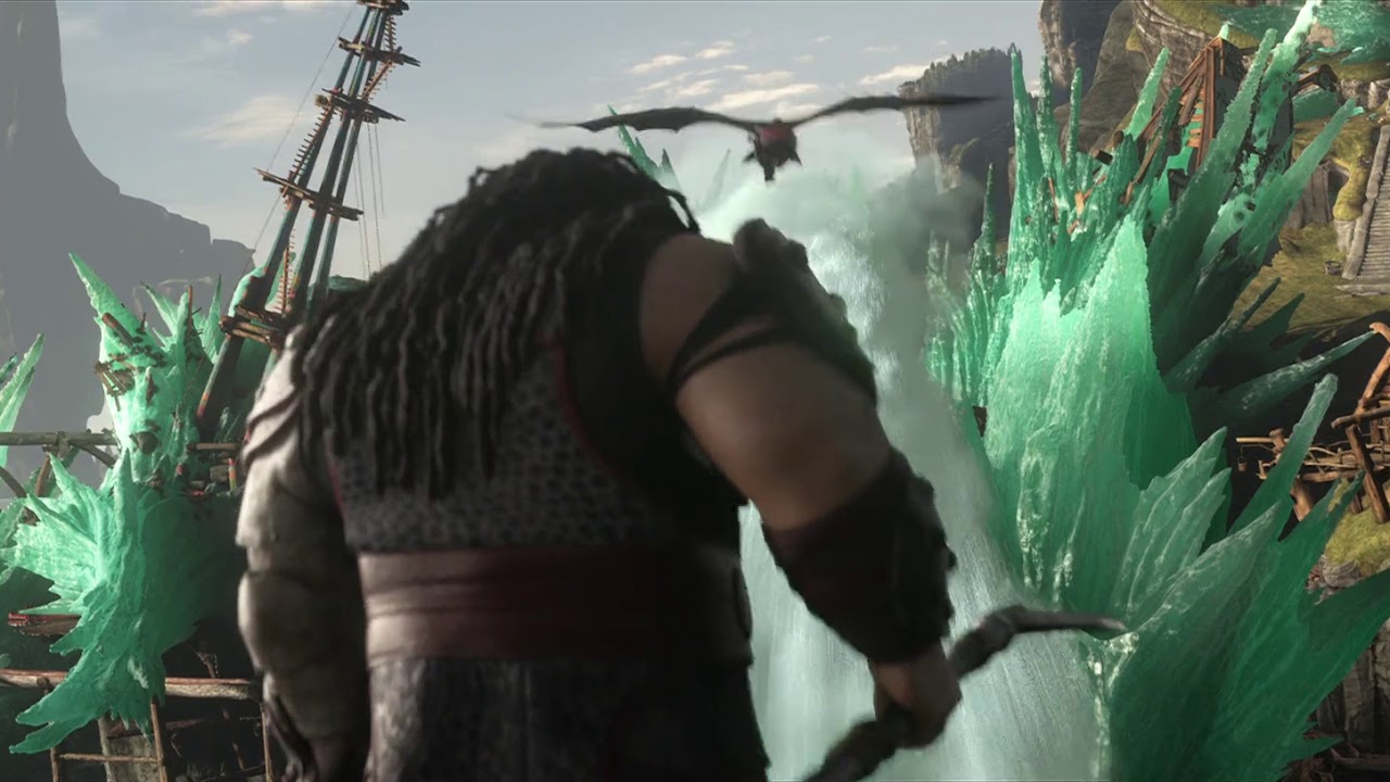 How to train your dragon 2 toothless defeating the Alfa - YouTube