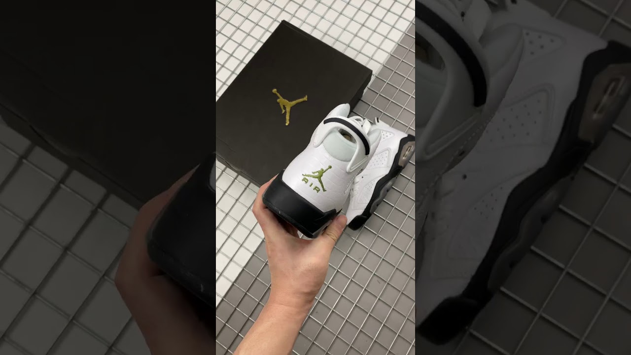 Nike Air Jordan 6 GS “Alligator” Model: 384665-110 previews - YouTube