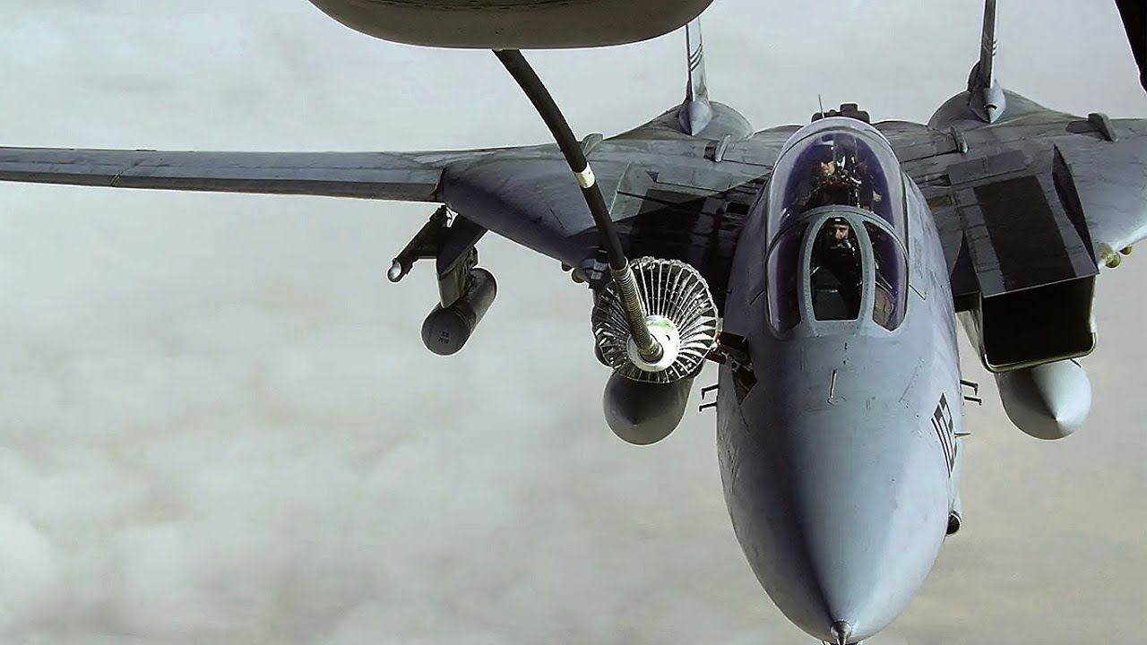 DCS F-14 Tomcat Refueling test - YouTube