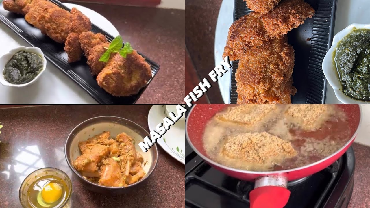 How To Make Masala Fish Fry | Crispy Fish Fry |Phangas Fish (Single ...