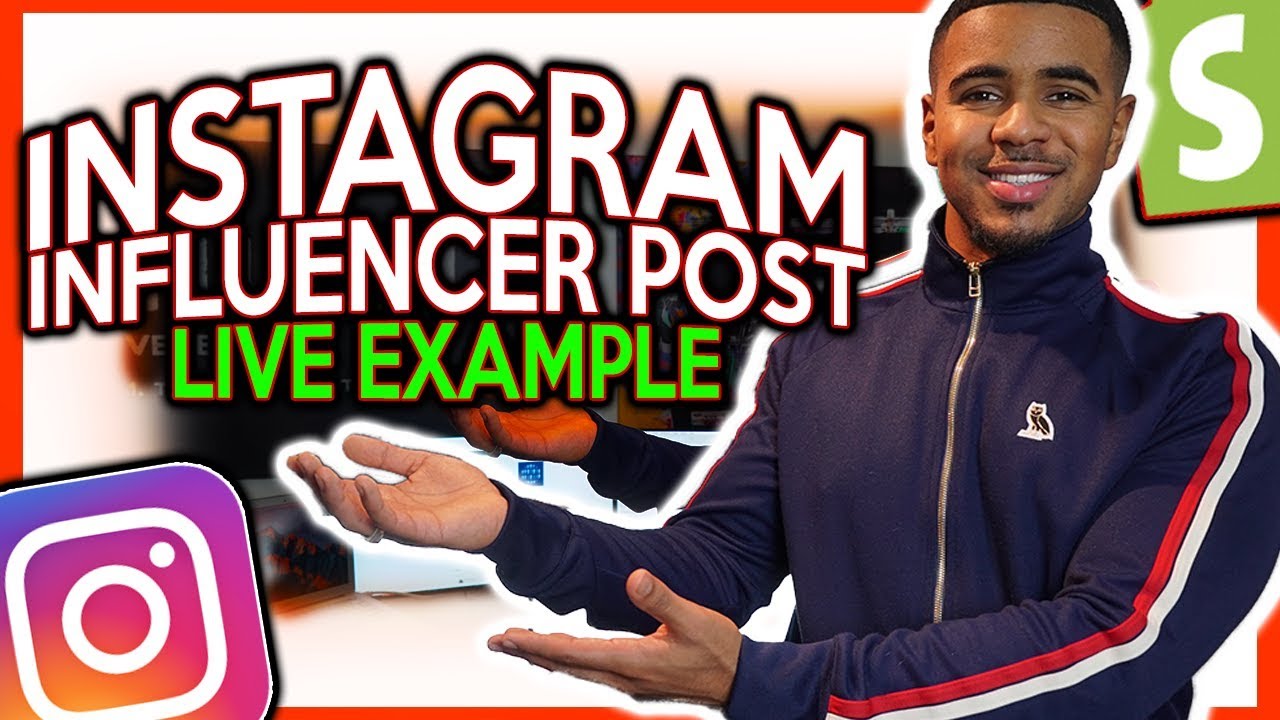 How To Set Up An Instagram Influencer Post (Shopify Dropshipping) - YouTube