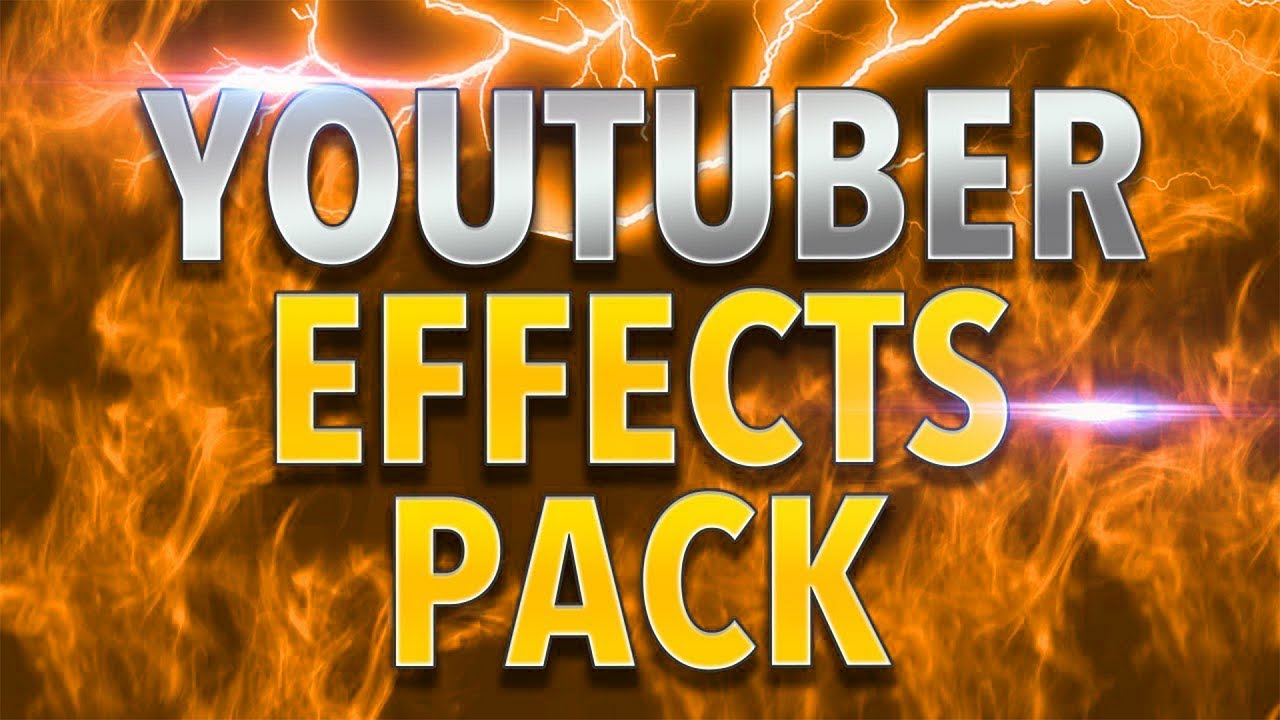 The FREE YouTuber Effects Pack #3 - Tutorial - YouTube
