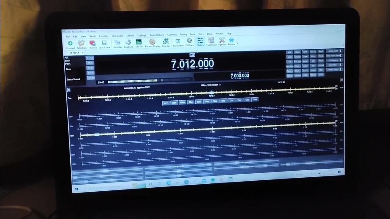 Ham Radio Deluxe Windows 10 Yaesu FT-991A - YouTube