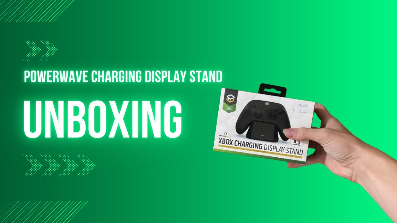 Powerwave Xbox Display Charging Stand Unboxing - YouTube