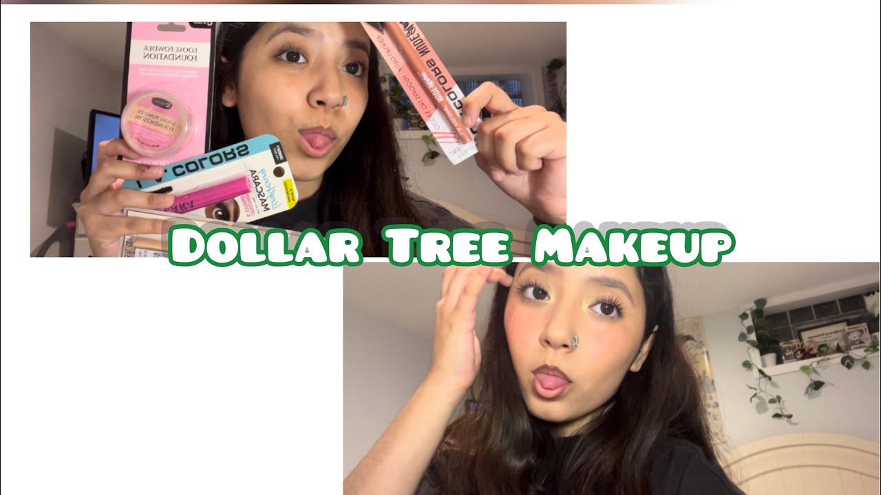 DOING A FULL FACE OF DOLLAR TREE MAKEUP PRODUCTS! - YouTube
