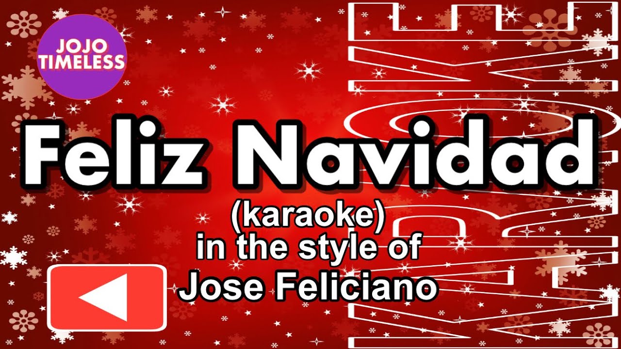 Feliz Navidad (karaoke) - YouTube