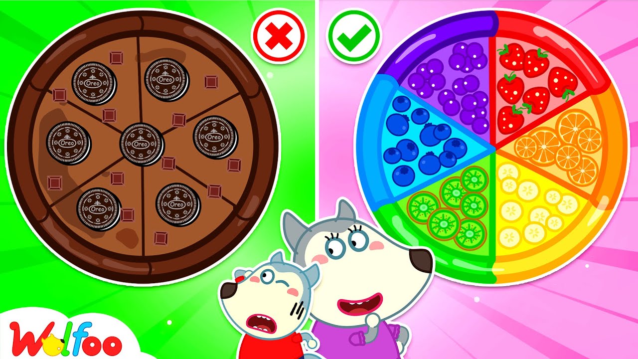 Chocolate VS Real Food Challenge | Healthy Habits | Educational Video ...