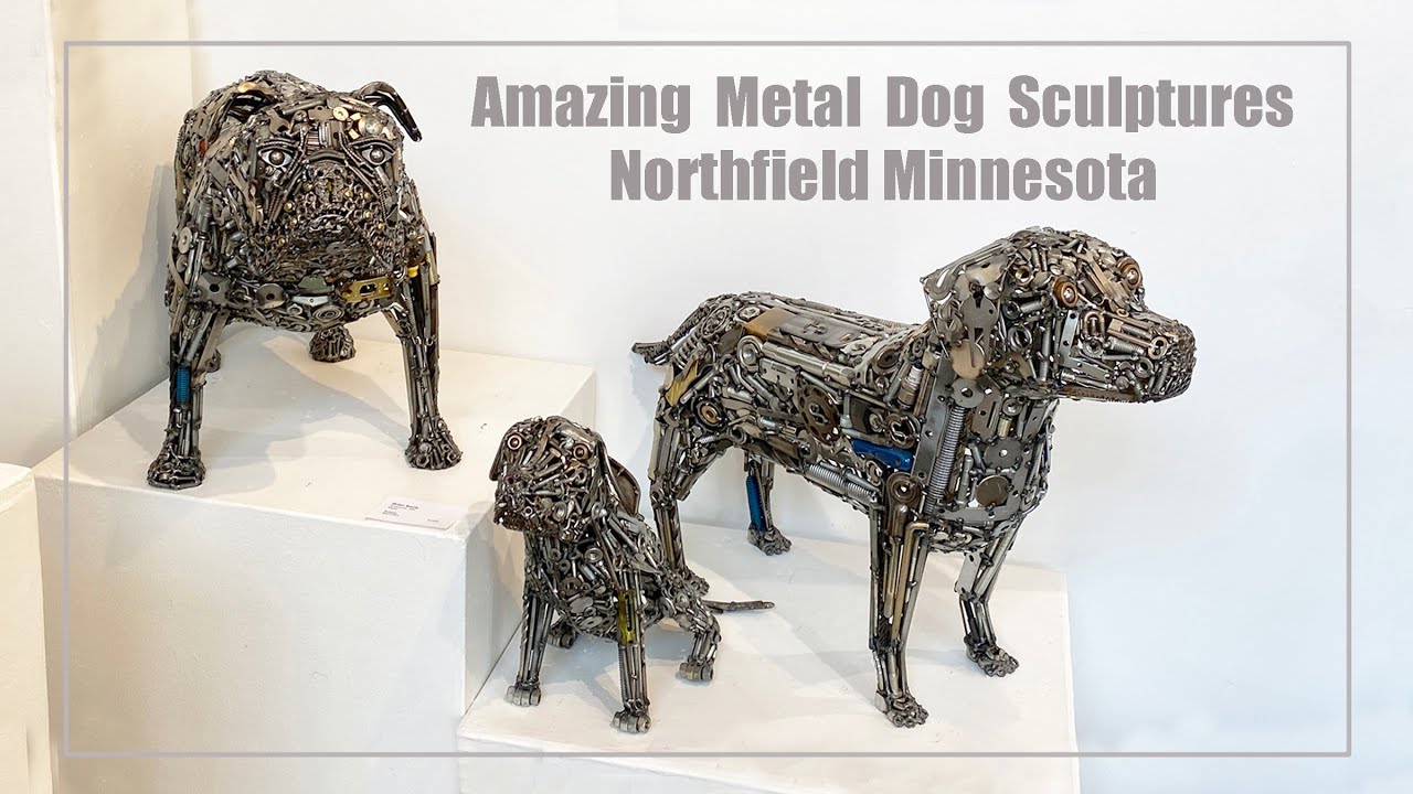 Amazing Metal Dog Sculptures made out of nuts & bolts - Outstanding ...