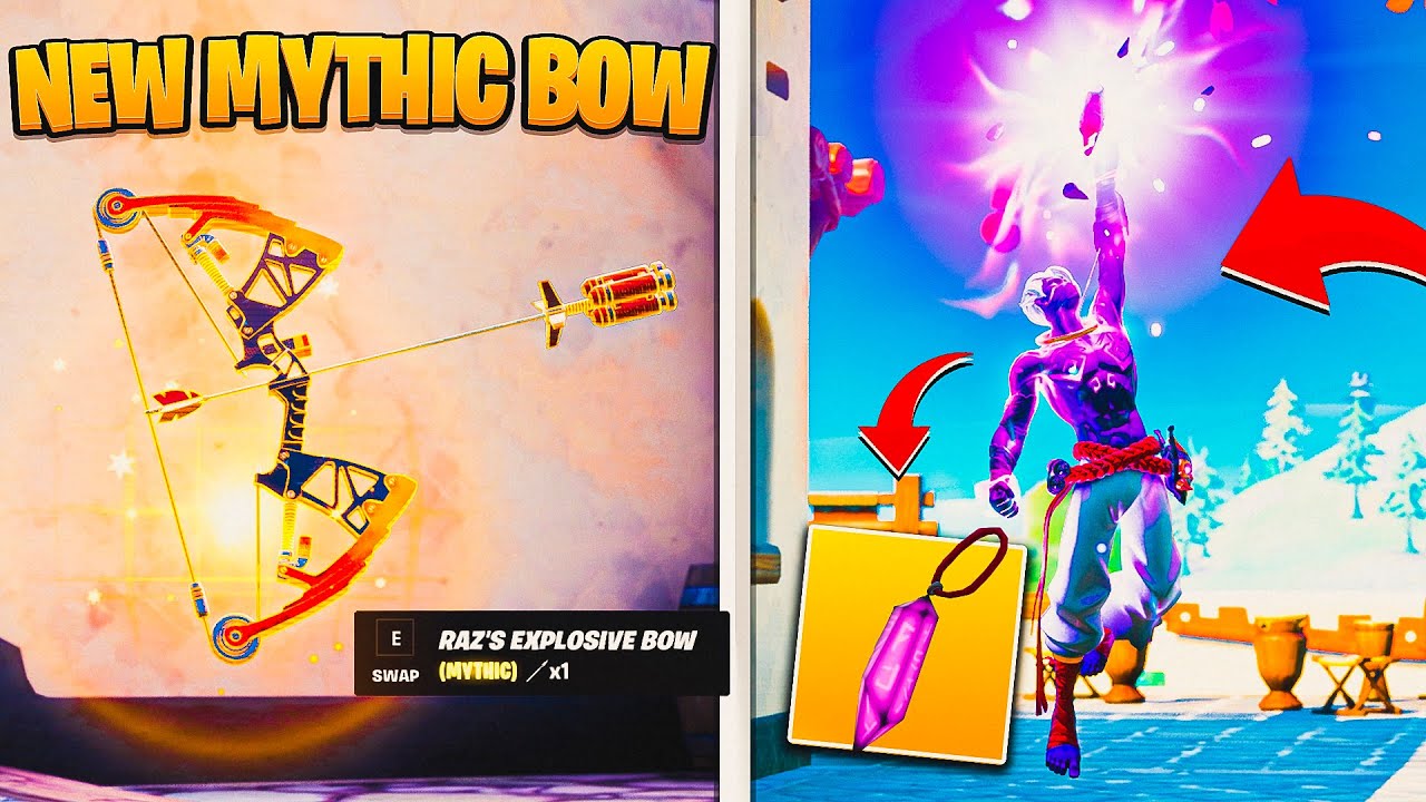 😨 NEW MYTHIC BOW ALREADY IN FORTNITE !! NEW SPIRE BOSS RAZ ! - YouTube