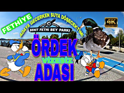 #ÖRDEK#ADASI#FETHİYE#ViZESİZ! ADAYA GEÇERKEN DÜSÜYORDUM!