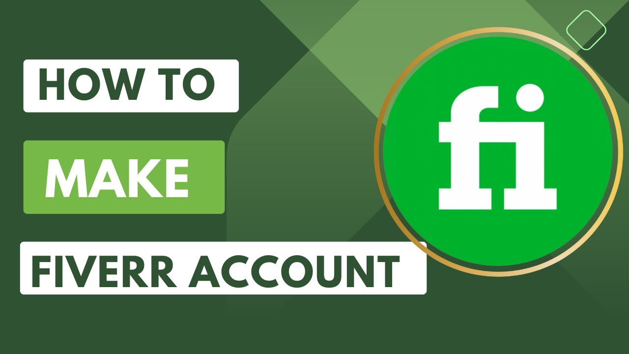 How to setup an account in Fiverr step by step tutorial - YouTube