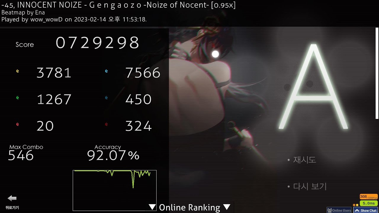 G e n g a o z o -Noize of Nocent- 0.95x 92.07% - YouTube