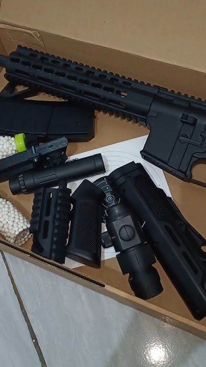 REVIEW KIRIMAN M-416 FULL UPGRADE PROFESIONAL MISTER SULTAN SUDAH SUPORT BB METAL 👍 - YouTube