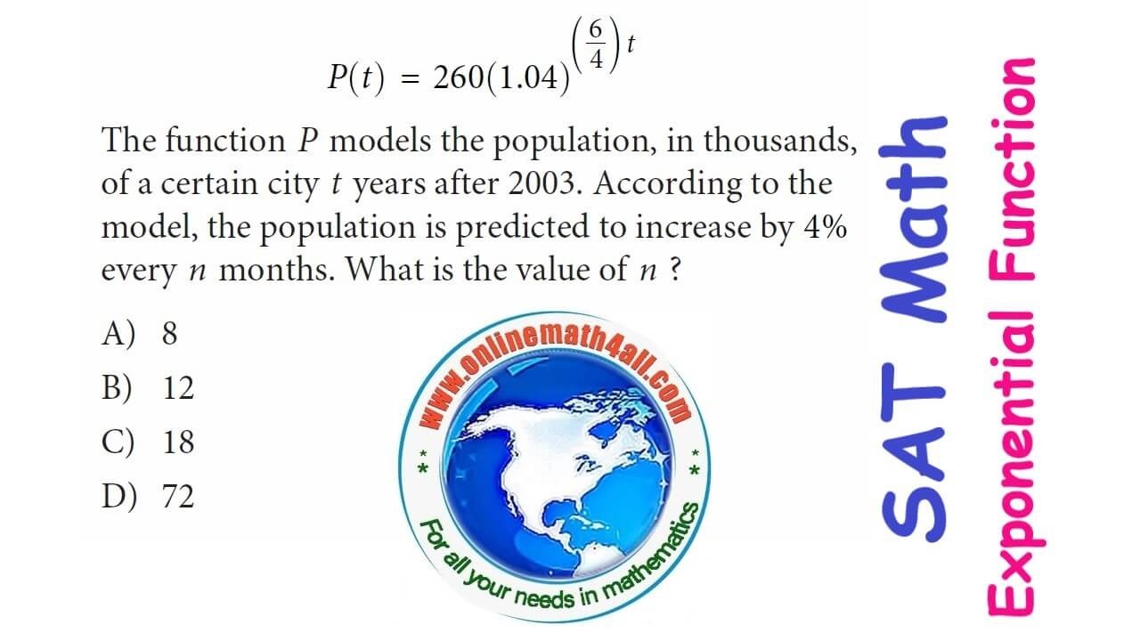 Exponential Function Secrets Only a Few Know About SAT Math - YouTube