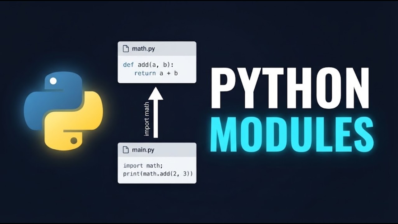 Python Tutorial for Beginners | Modules in Python - YouTube