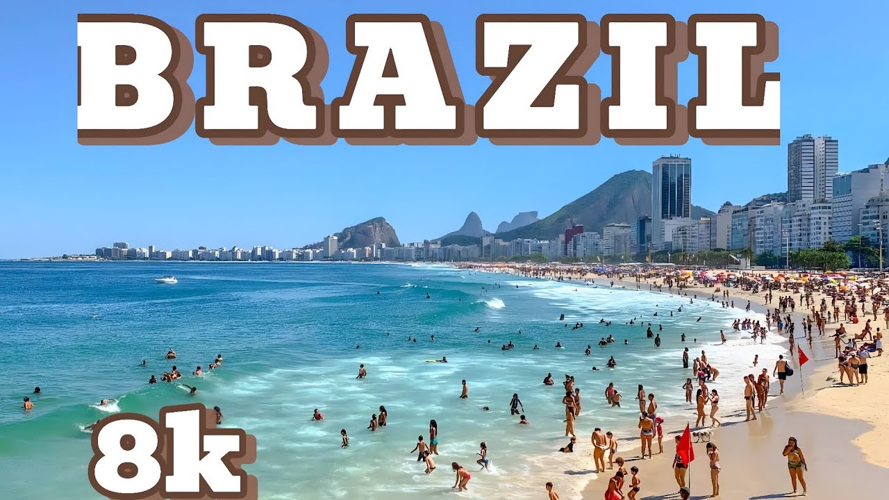 BRAZIL ~ Most Beautiful Places ~ Relaxing Music Drone Footage 8K UHD ...