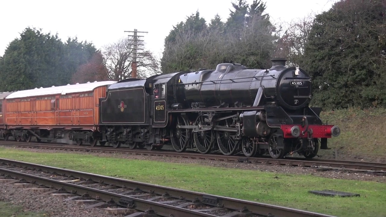 LMS Black Five No.45305 southbound approaching Quorn Station [GCR ...