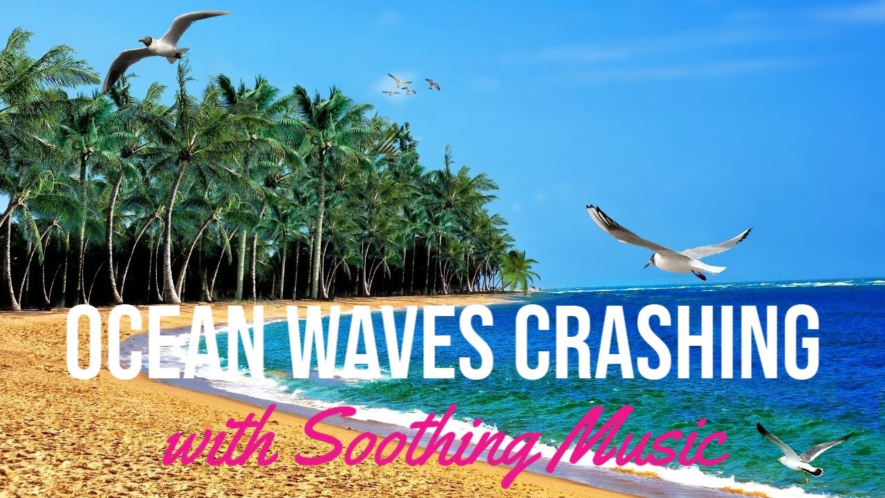 Nature Relaxation - The Ocean Waves Crashing with Calming Music. Nhạc ...