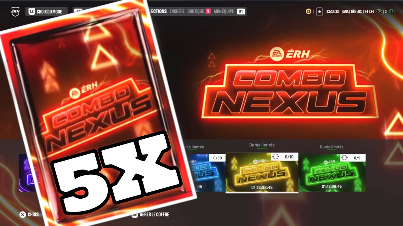 COMBO NEXUS Pack Opening NHL 26 HUT (QC/FR) - YouTube