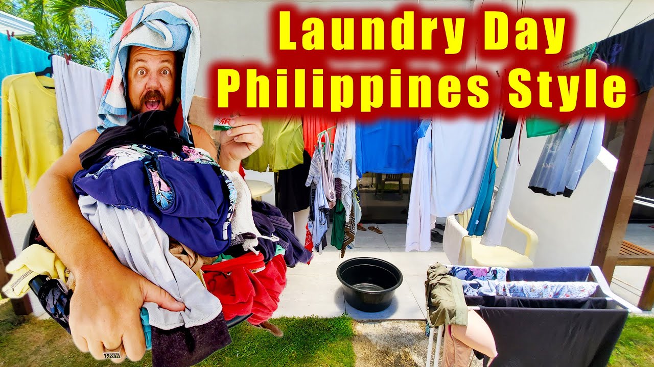 Americans adjust to Filipino Laundry handwashing! Hilarious & humbling ...