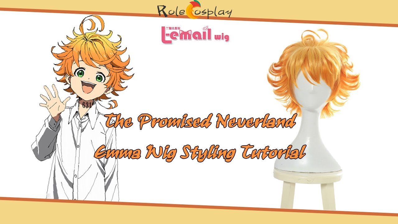 Emma Wig Styling Tutorial - The Promised Neverland - YouTube