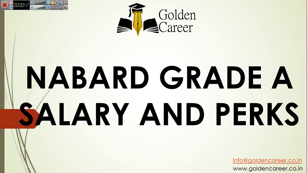 NABARD Grade A Salary And Perks (Hindi) - YouTube